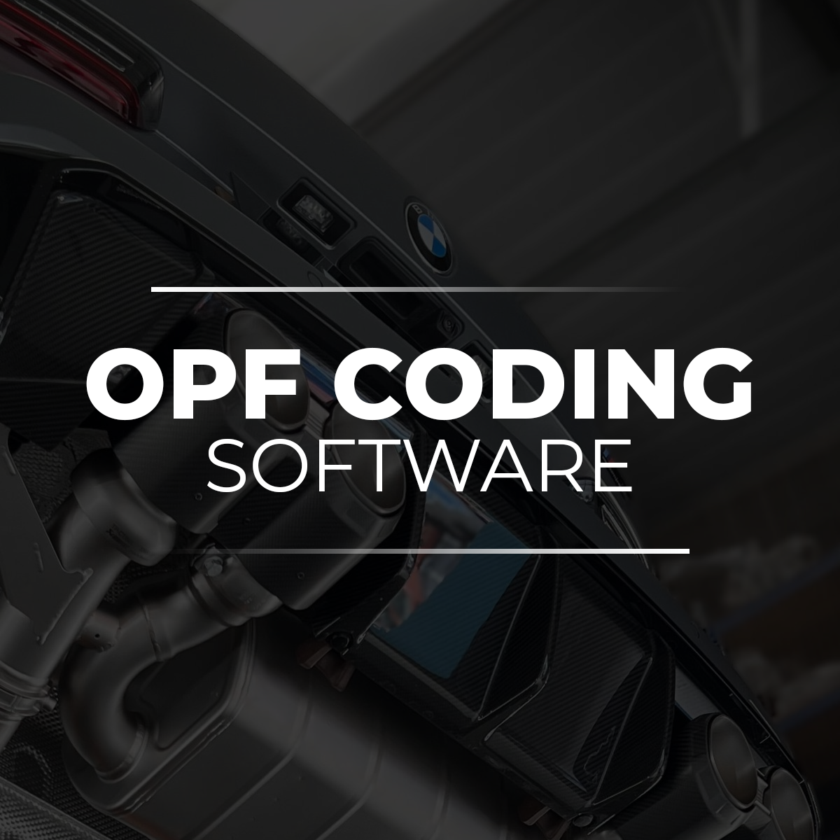 BMW OPF Delete Software Flash — Defined Coding